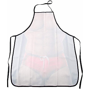 ABCTen Apron Kitchen Funny Creative Cooking Grilling Baking Party Apron Gift For Men