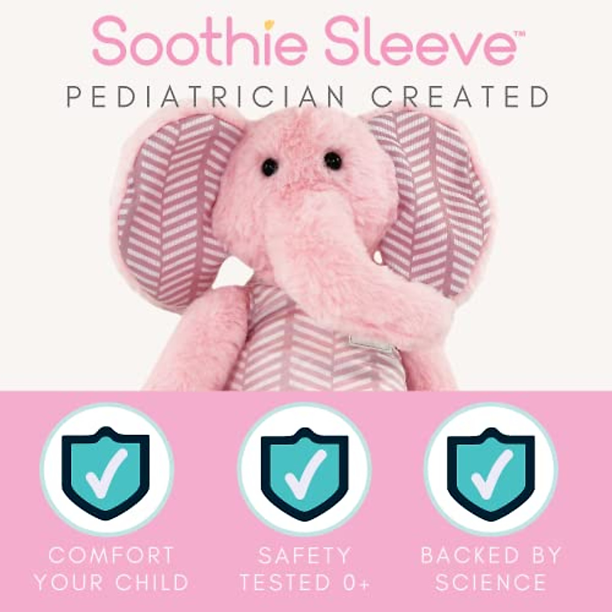 Soothie Sleeve, a Pediatrician Designed Plush, Uses a Parent's Scent to Soothe Baby or Child (Gift Box w/Board Book, Safety Tested for 0+), Bundle