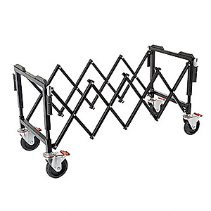 Coffin Trolley, Iron Coffin Bracket Funeral Funeral Coffin Rack Trolley, Telescopic Coffin Trolley Bracket for Funeral Transport,A