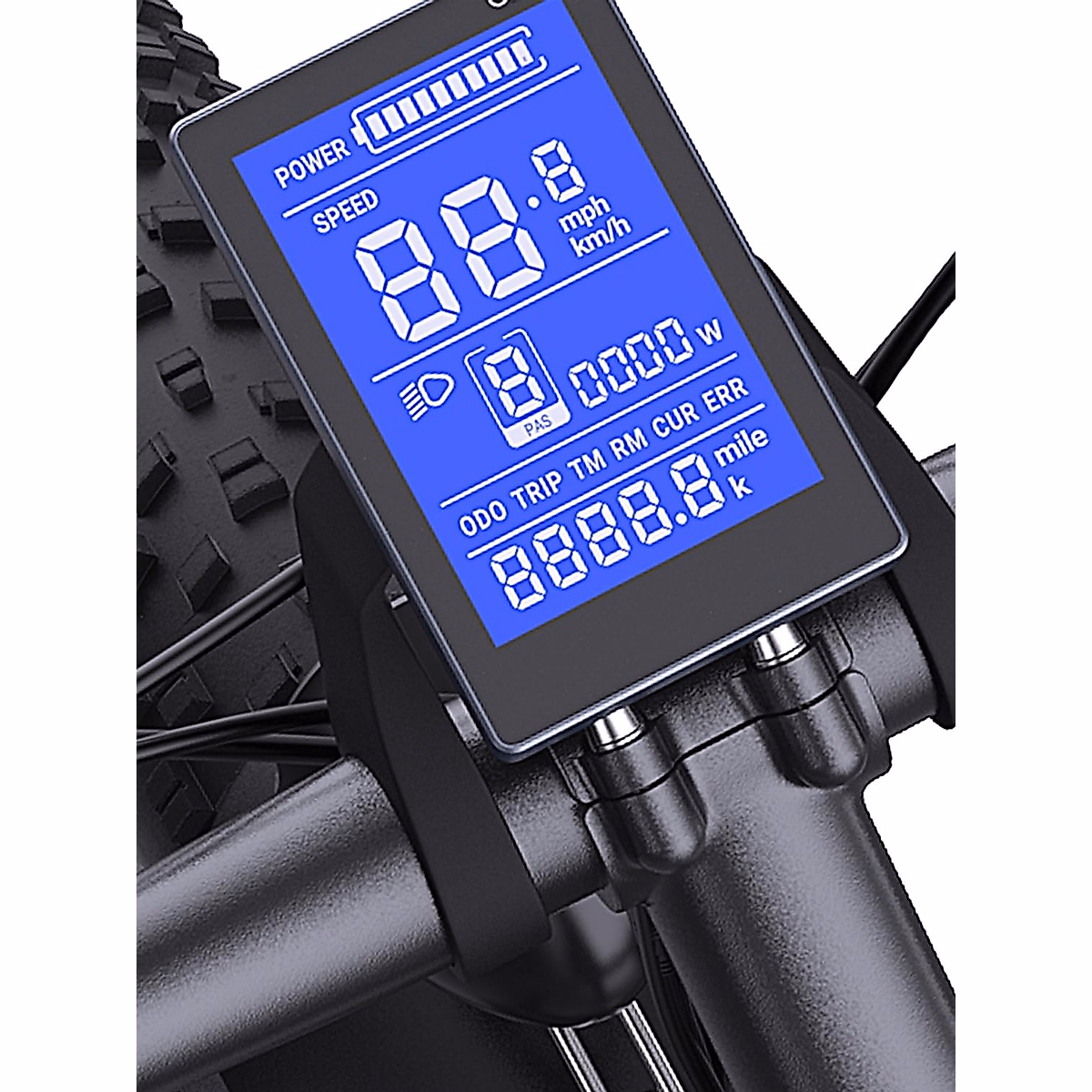 HAOQI Cheetah Electric Bike for Adults Peak 1000W UL 2849 Certified 48V 16AH/25Ah Battery Adult Electric Bicycles 26”*4”Fat Tire Full Suspension 28MPH Mountain Ebike 7 Speed Max 85 Miles Range