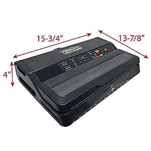 PrimalTek 12" Commercial Grade Vacuum Sealer - User Friendly for Food Savers, 26” Vacuum Pressure – Features an Auto Cooling System, Smart Heat Technology, and Vacuum Bag Positioning Guides