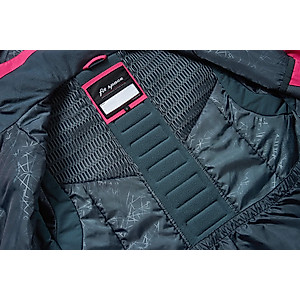 fit space Women's Winter Ski Coat Jacket Hooded Mountain Snowboarding Sports(Rose Pink,M)