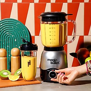 magic bullet Combo Blender, 48oz Pitcher, Blending Cup, Simple Speed Dial – MBF50200