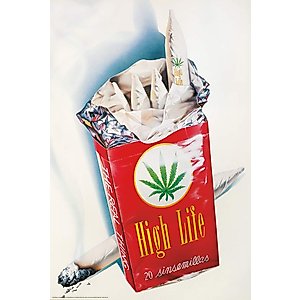 Studio B High Life Marijuana Weed Pot Joints Cool Wall Decor Art Print Poster 24x36