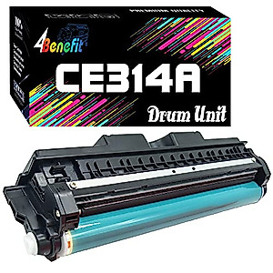 (Set of 1) 4Benefit Compatible HP 126A Imaging Drum Unit HP126A CE314A Drum x 1 for Used in HP Color Laser-Jet 100 MFP M175a M175nw M275 M275nw CP1025 CP1025nw Laser Color Printer