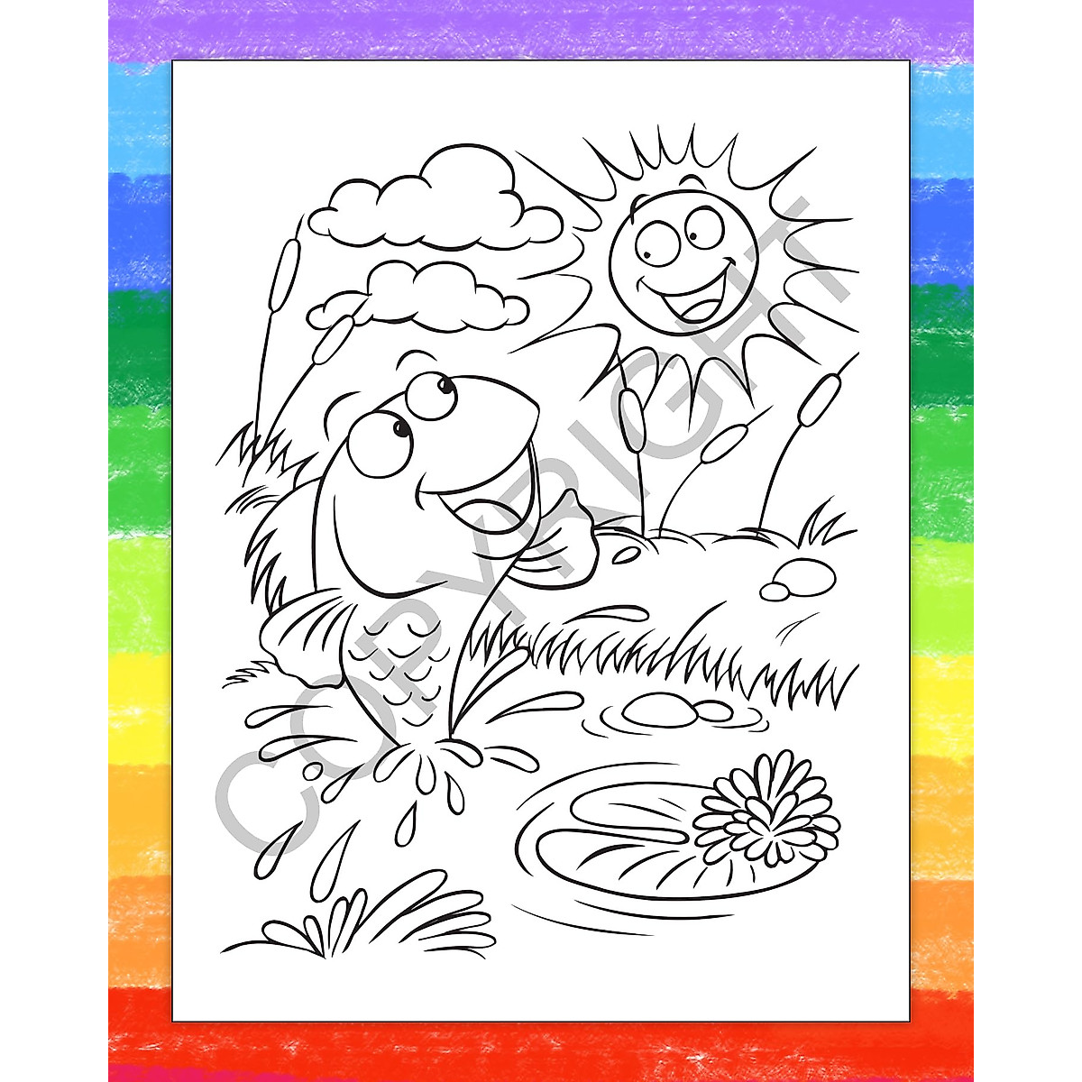 ZOCO - It's Spring - Springtime Friends - Kids Educational Coloring Books (25 Bulk Pack, Without Crayons) - Handout for Students Ages 4-8 - Games, Puzzles, Activities for Kids