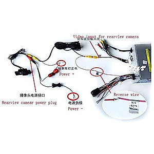 TheCoolCube CCD Color Car Back Up Rear View Reverse Parking Camera Compatible with Honda Accord Pilot Civic Odyssey Acura TSX