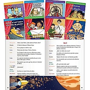 Teacher Created Materials - Reader's Theater (Spanish) - 8 Book Set - Grades 3-4 - Guided Reading Level K - Q