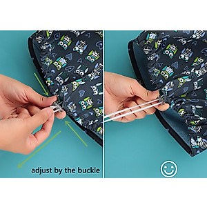 1pc Women's Bouffant Scrub Cap for Long Hair Ladies, Owls, Free size