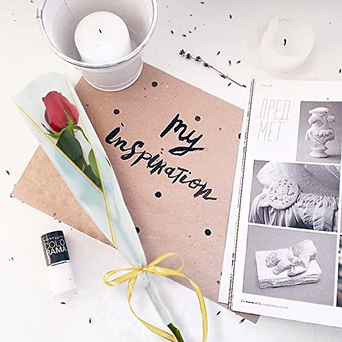 BEISHIDA 100 PCS Single Rose Sleeve Single Flower Wrapping Bags Single Rose Packaging Cellophane Flower Sleeves for Florist Bouquet Supplies Mother's Day Valentine's Day (White and Gold Edge)