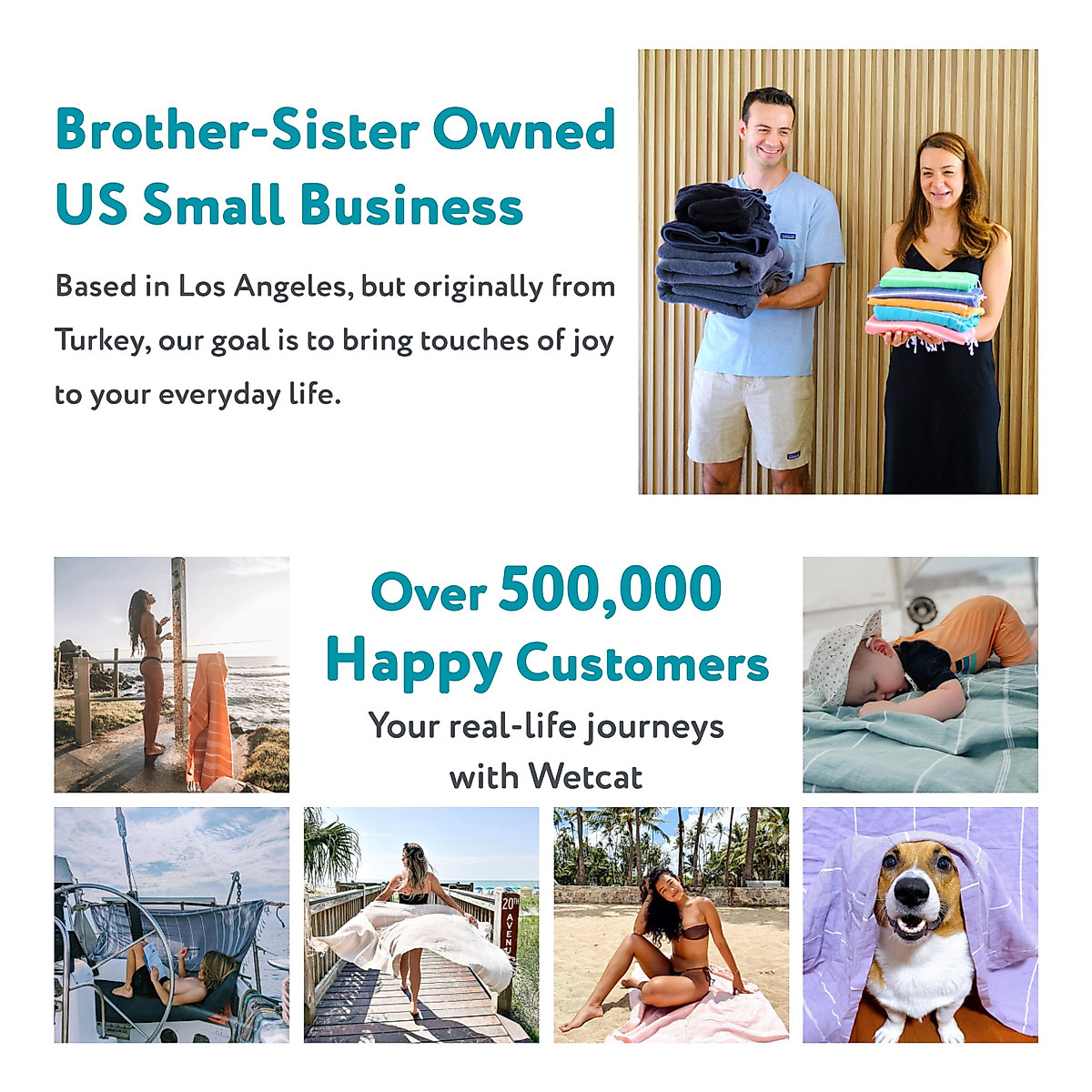 WETCAT Turkish Beach Towel Oversized 38x71 100% Cotton Sand Free Quick Dry Extra Large Light Travel Towel for Adults Beach Accessories Gifts - Burnt Orange