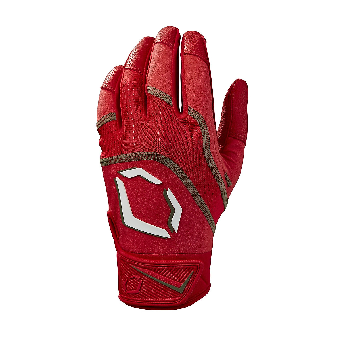 EvoShield Adult Khaos Batting Gloves - Scarlet Medium