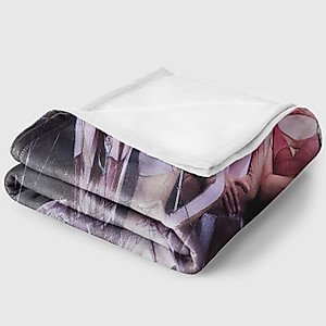 GZDXD Korean Girl Group Poster Blanket, HD Printing Does not Fade, Soft Flannel Throw Blanket, Suitable for Kids Teen Adult Gift (Color 6,50x60in (130x150cm))