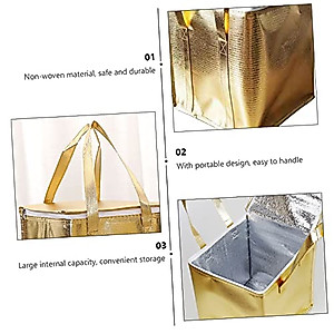 ULTECHNOVO Baking Tote Organizer Tote Bag Car Tote Cooler Ice Packs Insulated Lunch Bags Catering Bag Thermal Bag for Food Delivery Convenient Cake Bag Lunch Storage Pouch Cake Carrying Bag