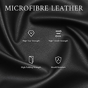 Travelambo Womens Walllet RFID Blocking Bifold Multi Card Case Wallet with Zipper Pocket Genuine Leather (Black)