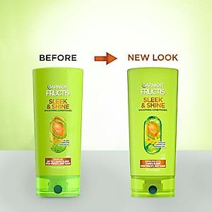 Garnier Fructis Sleek & Shine Conditioner, Frizzy, Dry, Unmanageable Hair, 21 fl. oz.(Packaging May Vary)