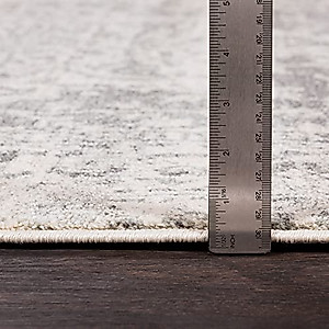 Artistic Weavers Janine Vintage Medallion Area Rug,7'10" x 10'3",Grey