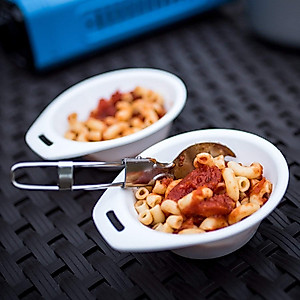 MalloMe Camping Cookware 18pc Mess Kit w/Backpacking Stove – Camping Cooking Set for Backpacking Gear - Camping Pots and Pans Set w/Camping Pot Pan Stove Utensils Camp Kitchen Equipment Accessories