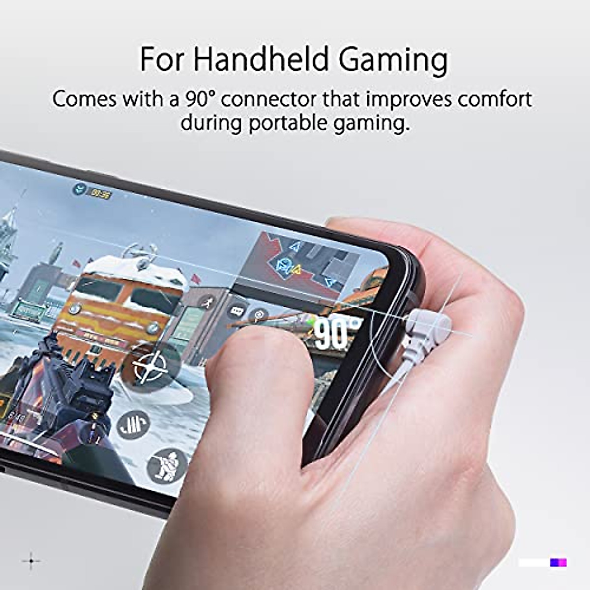 ASUS ROG Cetra II Core Moonlight White in-Ear Gaming Earbuds | Liquid Silicone Rubber Drivers, 90° Cable Connector, Hi-Res Audio, 3.5 mm, for PC, Mac, PS4, PS5, Xbox One, Switch and Mobile Devices