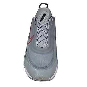 Nike Men's Air Max 2090 DC4117 Running Shoes, Lt Smoke Grey/University Red, 10 M US