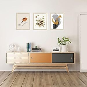 Golden State Art, 11x14 Beige Picture/Shadowbox Frame - Ivory Mat for 8x10 Photo - Sawtooth Hangers for Wall Display - Great for Family Photos, Portraits, Baby Pictures (Beige)