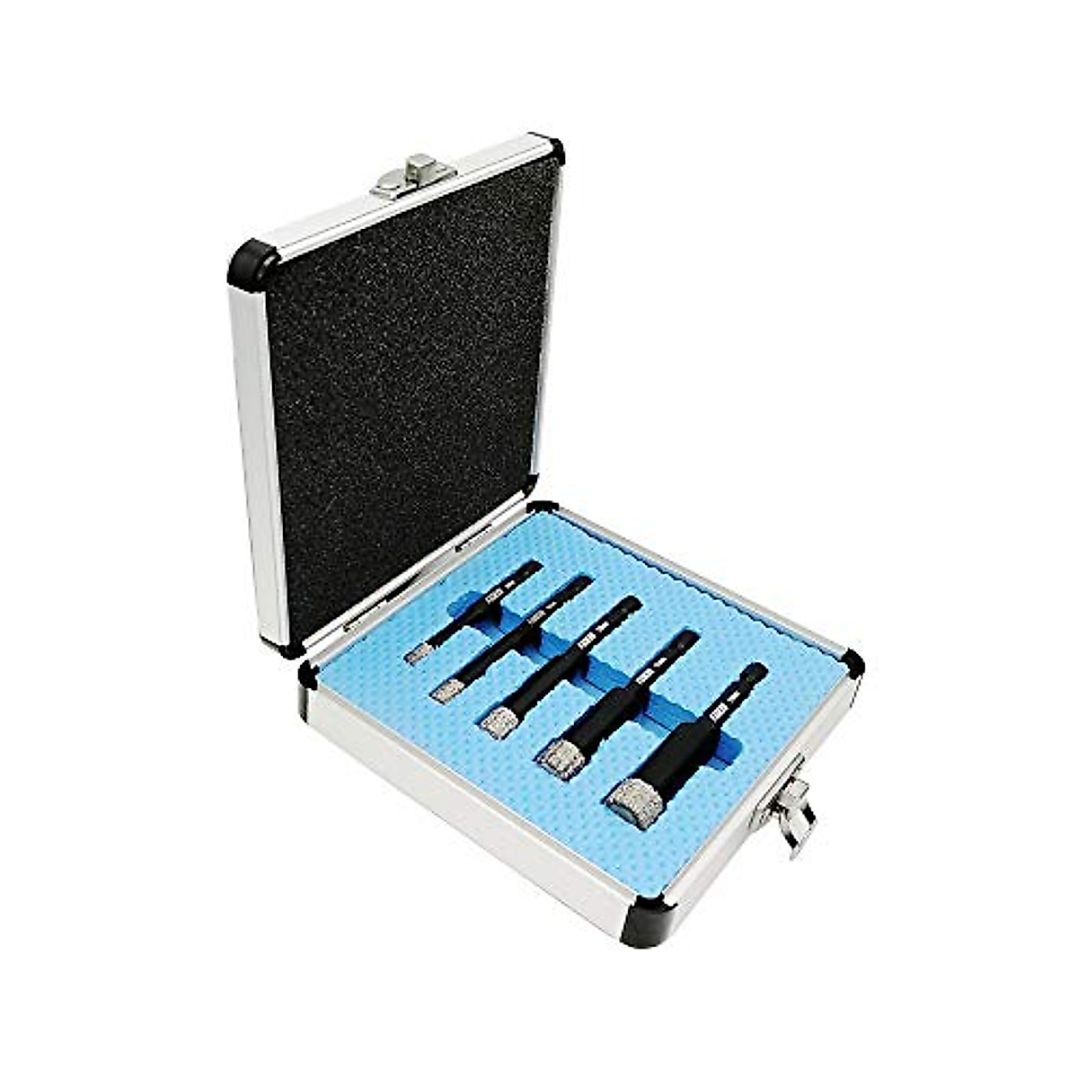 FACHLICH Diamond Drill Bits Kit with Hex Shank 6/8/10/12/14mm for Tile Ceramic Granite Marble Concrete