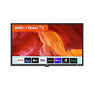 Onn. 100012589 32" 720P HD Roku Smart TV Includes Wall Mount 2020 Model (No Leg Stands) (Renewed)