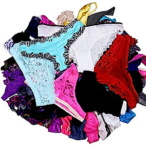 Sexy Underwear,UWOCEKA Kinds of Women T-back Thong G-string Underpants Sexy Lacy Panties, 20 PCS, M
