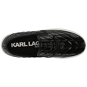 Karl Lagerfeld Paris Women's Katie Sneaker, Black, 8