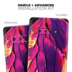DesignSkinz Liquid Abstract Paint V17 Protective Vinyl Decal Wrap Skin Cover Compatible with The Samsung Galaxy S20 (Screen Trim & Back Glass Skin)
