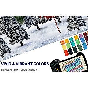 Allenjoy Winter Snowing Night Landscape Forest Backdrop Christmas Wonderland North Pole Moon Snowflake Snow Scene Pine Kids Newborn Photo Booth Props Baby Shower 8x6ft Photography Background