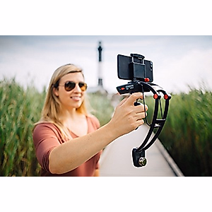 Steadicam Volt Electronic Handheld Gimbal Stabilizer for All IPhone XS, XS Max & XR, All Samsung S9/S9+ & GoPro Hero, Black, compact