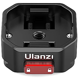 Upgrade Claw Quick Release Plate Camera Mount w Arca Swiss Slot, DSLR Stabilizer Adapter Compatible with Sony/Nikon/Canon Cameras Zhiyun/DJI/Moza Gimbal/Slider/Tripod Plate 1/4" Screw Video Shooting