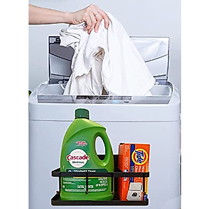 Lenotion Large Heavy Duty Magnetic Spice Rack-Magnetic Organizer for Refrigerator-Magnetic Wine Rack - Heavy Duty Magnet - 12" Wide - Black…