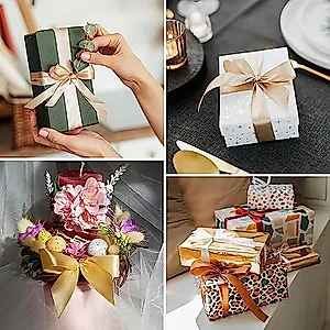 Quhora 5/8" x 100 Yards Satin Ribbon - Deep Blue Silk Ribbon with Spool - Ideal for Gift Wrapping, Floral Bouquets, Crafts, Wedding Party Decorations, Christmas and Sewing Projects