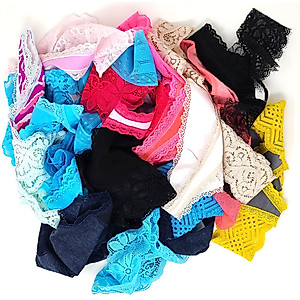 Sexy Basics Women's Thong Underwear | T Back | Lace Band Seamless Panties -Multi Packs