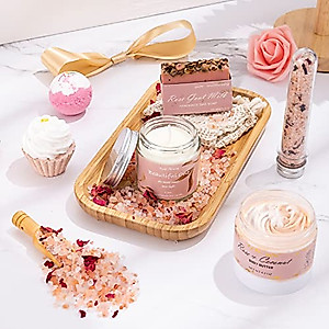 Luxury Spa Gift Set for Her Gifts Box for Women Gifts Ideas Wedding Celebration Gift Birthday Gifts for Women Thank You Spa Baskets for Her Wife Mom Best Friend Mother Grandma Bday Bath Self Care