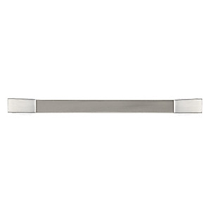 Richelieu Hardware BP80839160195 6 5/16-inch (160 mm) Center-to-Center Brushed Nickel Traditional Cabinet and Drawer Pull Handle for Kitchen, Bathroom, and Furniture
