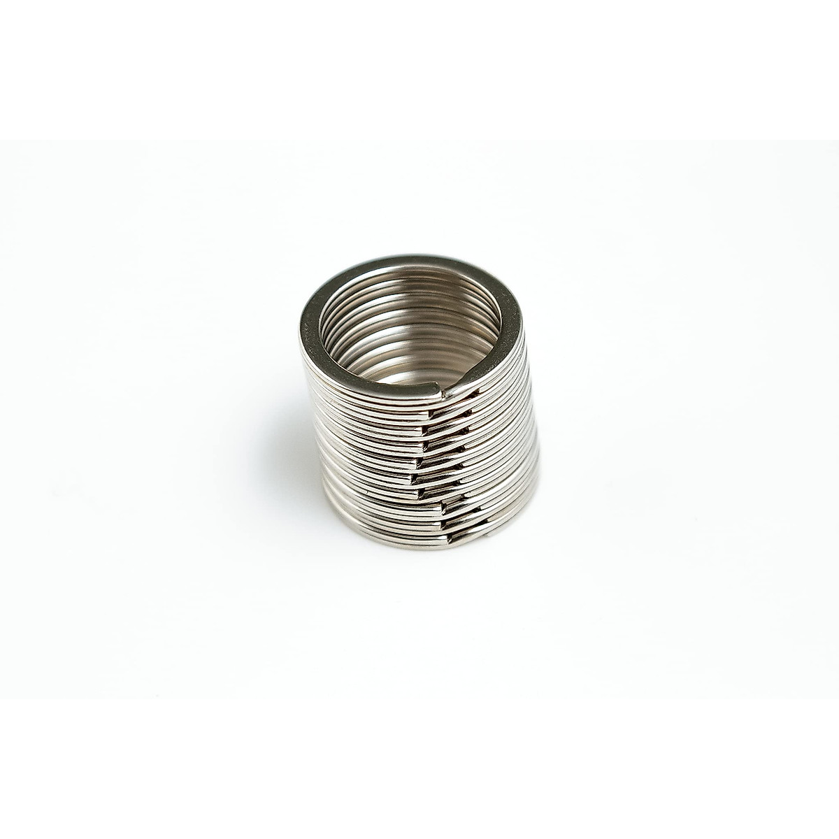 Key Rings Flat Split Keychain Bulk Heavy Duty Strong Keyring for Car Home Large Metal Dog Ring Tag Lanyards School Office DIY