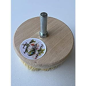 Wax Buffing Brush Drill, 4" Wide Chalk and Wax Buffing Brush. Best Buffing Chalk paint wax buffer. Drill Attachment.