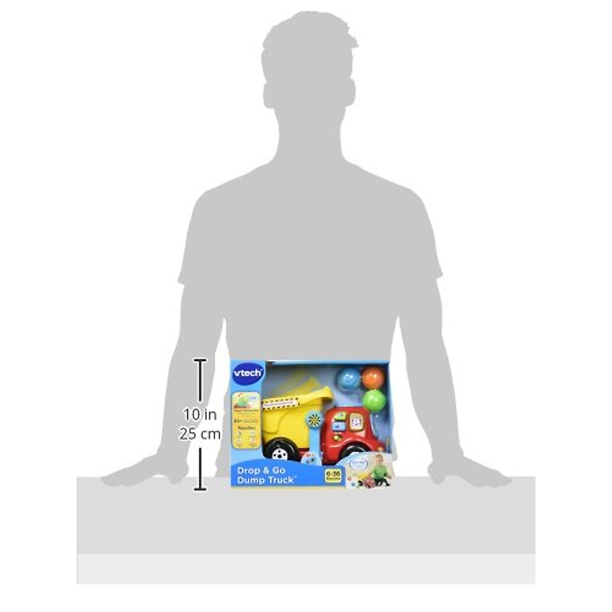 VTech Drop and Go Dump Truck, Yellow