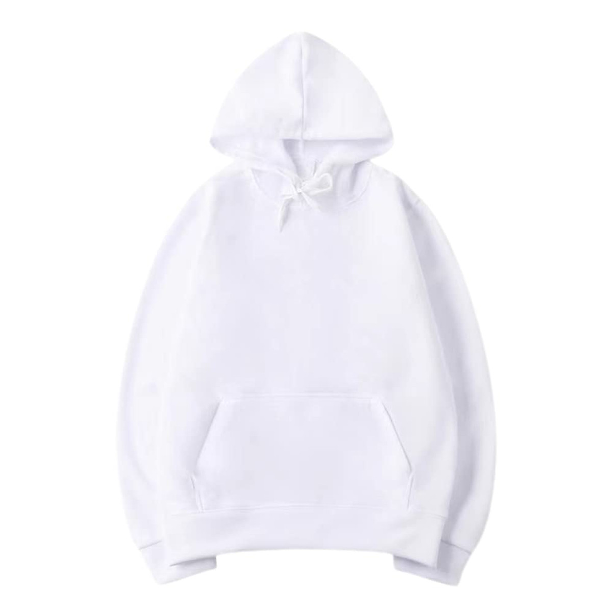 MR.R Sublimation Polyester Blanks White Hoodie Hooded Sweatshirt Cloth Unisex Style Pullover Casual Solid Color Sports Outwear Sweatshirts,XXL size