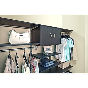 Organized Living freedomRail Wood Shelf, 30-inch x 14-inch - Midnight Live