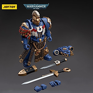 JOYTOY Warhammer 40,000 1/18 Action Figure Ultramarines Honour Guard Chapter Champion Collection Model Figures (4.88inch)