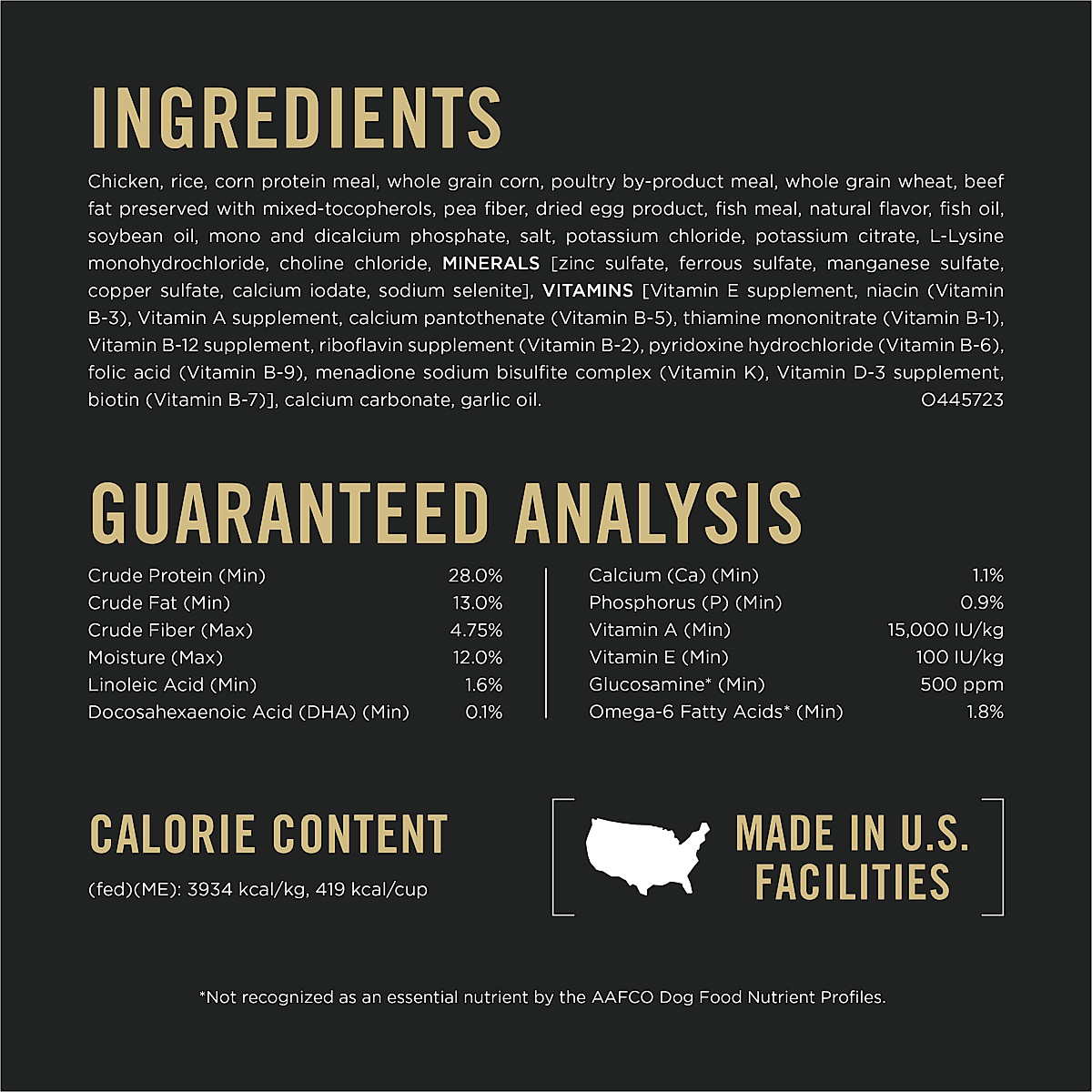 Purina Pro Plan Large Breed Dry Puppy Food, Chicken and Rice Formula - 34 lb. Bag