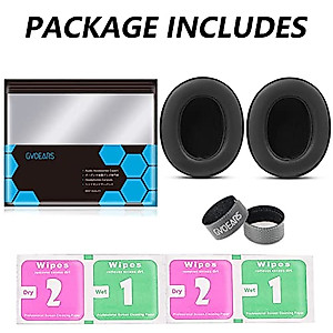 Gvoears Replacement Ear Pads for Skullcandy Crusher Wireless, Crusher ANC/EVO, Hesh ANC/EVO, Hesh 3 Wireless Headphones, Earpads Also Fit for Skullcandy Venue Wireless ANC Headphone, Durable Leather