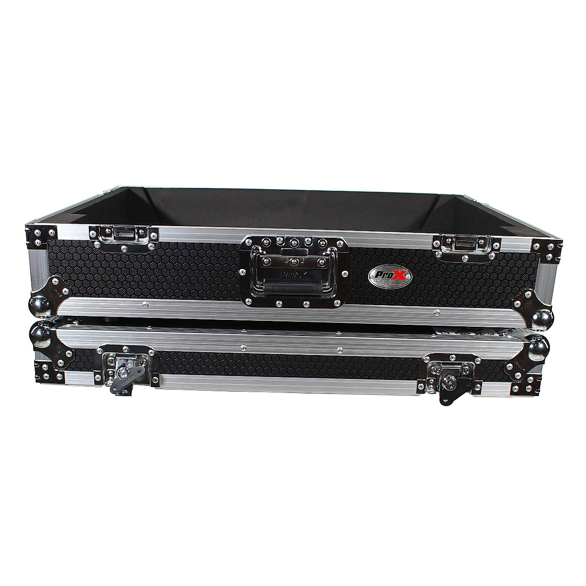 ProX XS-PRIME4 W ATA Flight Case For Denon PRIME 4 DJ Controller with 1U Rack Space and Wheels