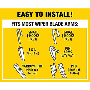Rain-X 5079283-2 Latitude 2-In-1 Water Repellent Wiper Blades, 17 Inch Windshield Wipers (Pack Of 1), Automotive Replacement Blades With Patented Repellency Formula