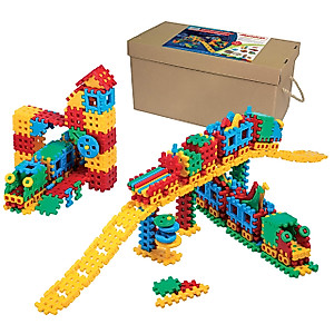 ECR4Kids Marioinex 900949 Railway Station, 433 Pieces Packed in A Carton, Multi-Colour