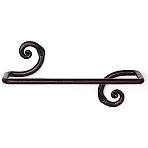 RTZEN Wrought Iron Bathroom Accessories Set, Decorative Hand Towel Bar, Body Towel Bar Hanger and Toilet Paper Holder